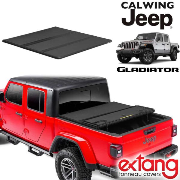 ジープ グラディエーター JT 20y- | トノカバー ハードタイプ トリプルフォールド トレイルレールマネジメントシステム無し車 EXTANGEXTANGのベストセラーである三つ折りタイプトノカバーのご紹介です。アメリカのトラックアフタ...