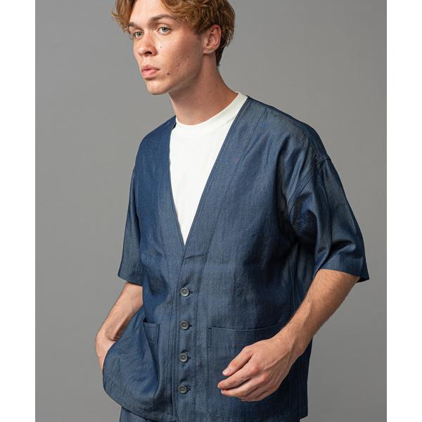 DkindigoLtindigoテンセル100%糸を使用したライトデニム。テンセルとは持続的な方法で調達した木材を原料とし、環境に配慮したプロセスで生産された繊維。光沢を持たせながら、品やかな反発感とドレープ感があり、ナチュラルな色落ち感を...