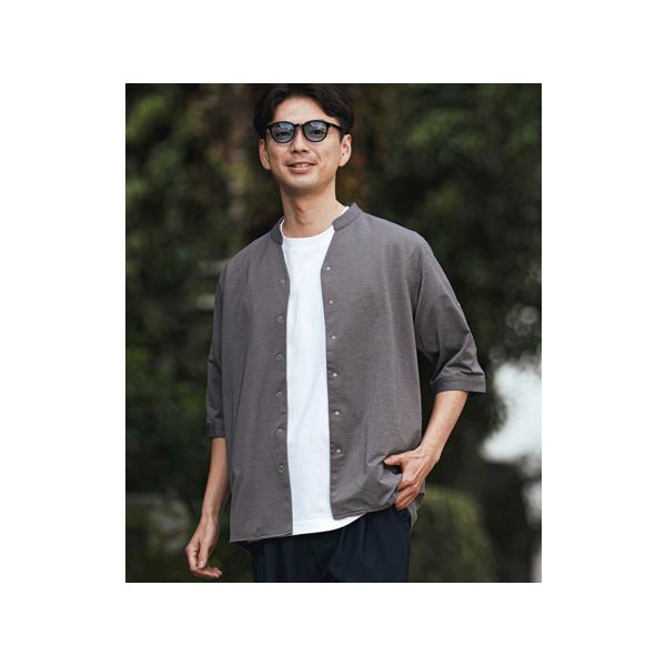 180cmB88cm-W73cm-H89のモデルが4(L)サイズを着用。ムレない。ハリつかない。シワにならない。木陰と風を味方に。今期のKOKAGEはより強度を高めるため編み地構造を再研究、改良しました。KOKAGE特有の質感や風合い、肌触...