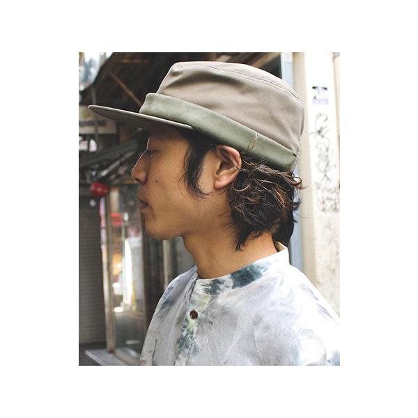 円筒形のクラウンが特徴的なドゴールキャップ。まっすぐで長めの7cmバイザーと、ロールした腰部分が特徴。ドライでコットンタッチな生地は環境にもやさしいTEIJINのSOLOTEX(R)xECOPET(R)を使用。(〜59)ワークキャップライク...