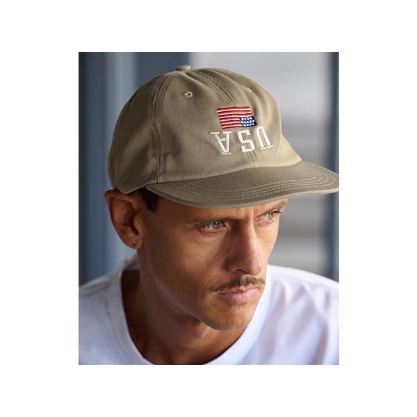 ■デザインCooperstownBallCap×THEOREMコラボのUSAロゴベースボールキャップ。USAロゴと国旗を反転させたデザイン。バックサイドにTHEOREMロゴ刺繍入り。製品洗い加工による表情が雰囲気の良い仕上がりに。バックアジ...