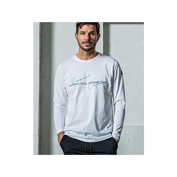 新型ロゴが魅力のロングスリーブTシャツフロントに今期のテーマNothingseek.nothingfind(何も探さないのなら何も見つからない)というメッセージを込めたデザイン袖はやや細く、オーバーサイズすぎない程よく緩い身幅ゆとりがあるの...
