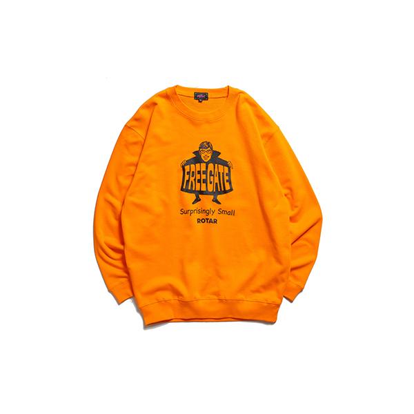 身も心も解放した男性を描いたグラフィックのスウェット。コートを広げた男性の自由な姿と大きな心をPOPなイラストでアートサイン調に表現したグラフィックデザインです。イラスト下にある本来の彼が書かれたメッセージがよりシュールな仕上がりに。BOD...