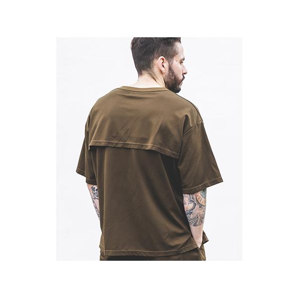 表糸に上質なコンパクトコットン、裏面にはメッシュ状にアイスパックナイロンを使用した素材。【ICEPACKNYLON】接触冷感が強く、放湿性も高いため長時間の着用でも蒸れにくい性質をもっています。ナイロン特有の熱伝導性も保持しており、持続的な...