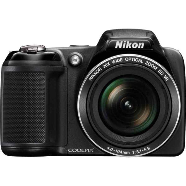 Nikon Coolpix L320 16.1MP デジタルカメラ 26倍光学ズーム付き - ブラック高性能NIKKORレンズ。EXPEED C2画像処理エンジン。スマートポートレートシステム。ペットのポートレートモード。ワンタッチ720p...