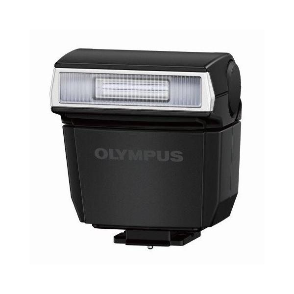 防塵防滴性能のフラッシュ。上方向に90度、左右方向に180度回転し、バウンス撮影も可能です。ガイドナンバー9.1（ISO100）、ワイヤレスフラッシュコントロールにも対応しています。【主な仕様】・最大ガイドナンバー：9.1（照射角24mm/...