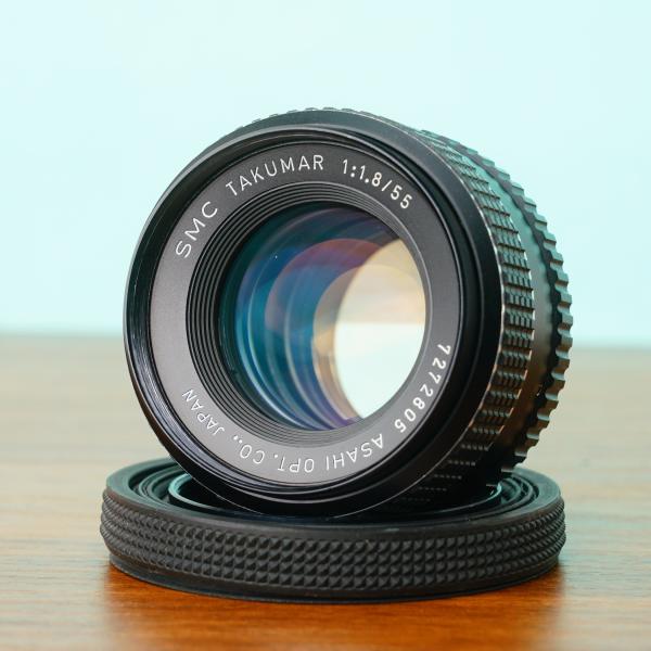 【整備済】PENTAX SMC Takumar 55mm F1.8 ペンタックス タクマー 標準 単焦点 オールドレンズ M42マウント 黄変なし 絞り羽清掃済 実写影響なし #38名作タクマーの最終進化型。SMC（スーパーマルチコーティン...