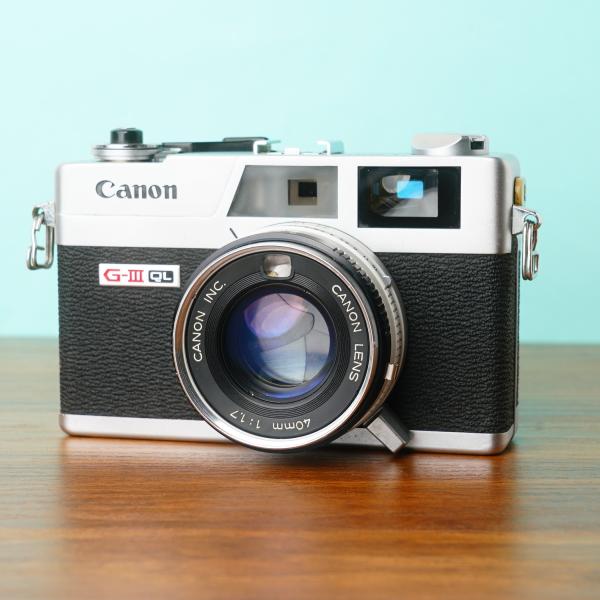 【実用完動/訳あり】Canon New Canonet QL17 G-III キャノン 40mm F1.7 露出計AE動作 シャッター全速OK モルト新品交換済 二重像良好 #G3キヤノンの銘機「G-III」。大口径40mm F1.7レンズ...