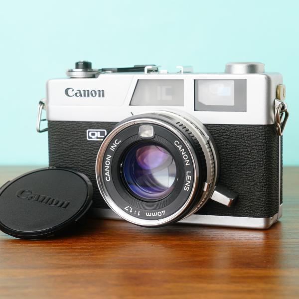【完動品/整備済】Canon New Canonet QL17 45mm F1.7 大口径レンズ 露出計/AUTO動作確認済 プリズム腐食なし モルト交換済 レンズキャップ付 #N_C_QL17キヤノンのコンパクトレンジファインダー「New...