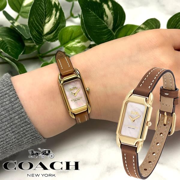 COACH コーチ 腕時計 レディース 革ベルト レザー スクエア COACH コーチ 腕時計 レディース 革ベルト レザー スクエア
