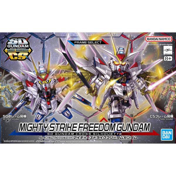 『機動戦士ガンダムSEED FREEDOM』に登場の「マイティーストライクフリーダムガンダム」をSDCSで立体化！■SDCSならではの高頭身(CS)、低頭身(SD)の２種のフレームが付属。ゴールドの成形色で機体の特徴を再現。■頭部内のパーツ...