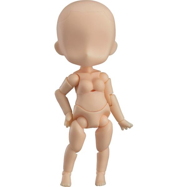 「ねんどろいどどーる」シリーズの大人っぽい体つきの女の子ボディが登場！※ねんどろいどの頭部は付属しません。※お持ちのねんどろいどのキャラクターのデザインによっては正しく組み付けられない場合がございます。ご了承ください。仕様：ABS&amp;...