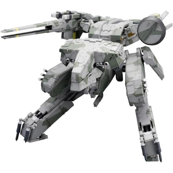 『メタルギアソリッド』より、核搭載二足歩行戦車「メタルギアREX」が1/100スケールでプラモデル化。全長約220mmの迫力サイズで、特徴的な脚部やレールガン、各部ディテールを精密に再現しています。関節は可動式で、劇中をイメージしたポージン...