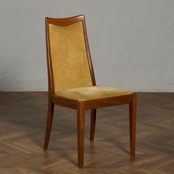 サイズ（単位mm）：- 幅 470 奥行き 520 高さ 935 座高 460主な素材：- 天然木- モケット地ブランド：ジープラン G-PLANデザイナー：レスリー・G・ダンディ Leslie・G・Dandy年代：-コンディション：★★★...