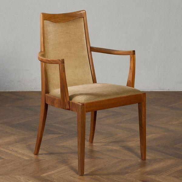 サイズ（単位mm）：- 幅 585 奥行き 570 高さ 910 座高 485 肘高 680主な素材：- モケット地- 天然木ブランド：ジープラン G-PLANデザイナー：レスリー・G・ダンディ Leslie・G・Dandy年代：-コンディ...