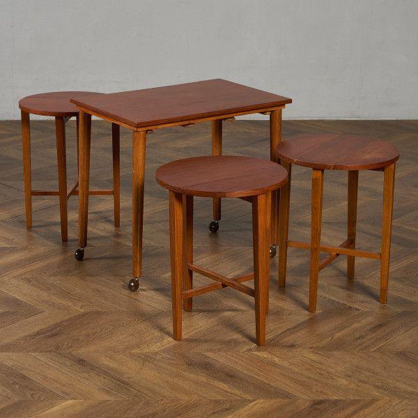 サイズ（単位mm）：- 幅 620 奥行き 420 高さ 565主な素材：- チーク- ブナブランド：-デザイナー：ポール・ハンデバッド Poul Hundevad (1917-2011)年代：1960'sコンディション：★★★★ 目立った...