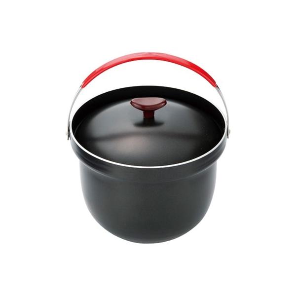 ■熱伝導率のよいアルミニウムを使用したライスクッカー■うまさを逃がさない二重蓋■おこげもきれいに剥がれるノンスティック加工●サイズ：ライスクッカー／約φ19×18(h)cmストレーナー／約φ17.5×12(h)cm内蓋／約φ17.5cm●重...