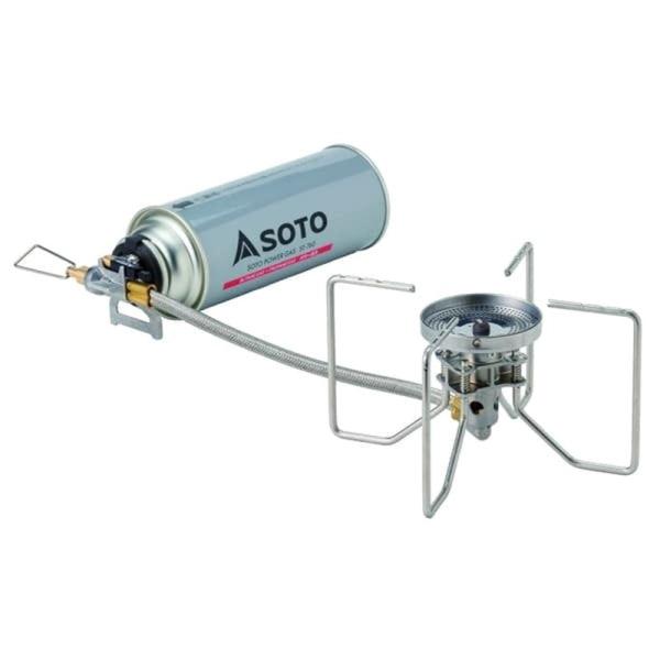 ■製品特徴マイクロレギュレーターを搭載した分離型ストーブ。マイクロレギュレーターにより、連続使用時や低温時のボンベ内圧力の低下に左右されにくく、安定した火力を発揮。■製品仕様・使用時サイズ（mm）：410×120×90（本体のみ）・収納時サ...