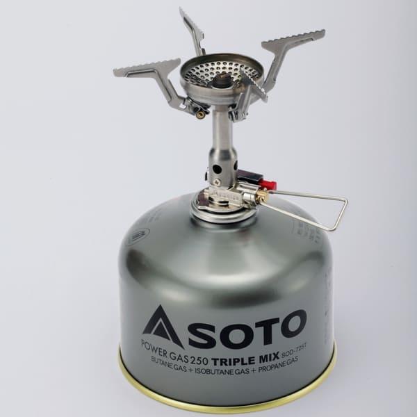 ■製品特徴コストパフォーマンスや使用感、装備などトータルバランスに優れた1台。オートキャンプや山行での使用に最適。■製品仕様・使用時サイズ（mm）：76×100×86（本体のみ）・収納時サイズ（mm）：40×43×75・ゴトク外径(mm)：...