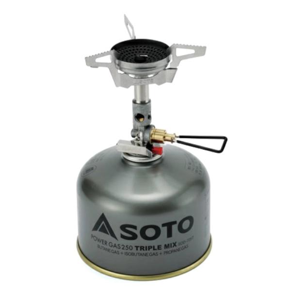 寒さに強い「マイクロレギュレーター搭載シリーズ」に優れた耐風性を備えたストーブが加わりました。風防を使うことなく、風の強い場所で使用してもバーナーの炎が流れにくく短時間で水を沸騰させることが可能です。また、寒さにも強く外気温が20℃であって...