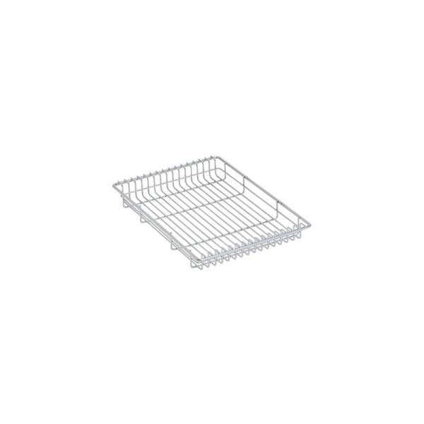 洗った後の食器もそのまま収納できる浅型メッシュトレイ。IGT1ユニット分のサイズです。別売りのリッドトレー1unit(CK-051)をフタとして使用することができます。●材質：ステンレス●最大積載量：10kg※こちらの商品は店舗と在庫を共有...