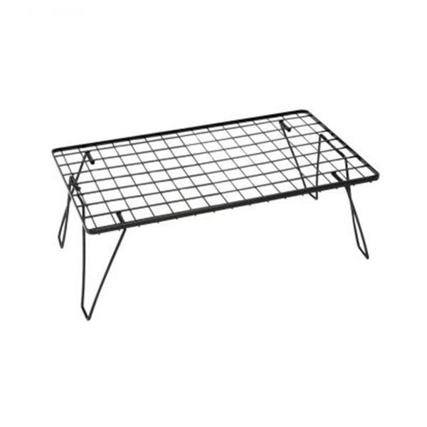 脚高のある棚で、キャンプサイトをもっと快適に荷物を雨水や泥汚れから守ります。    サイズ        使用時：約60×35×23（高さ）cm        収納時：約60×35×1（厚さ）cm    材質        スチール・カチオ...