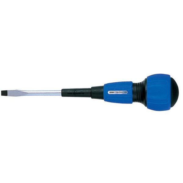●メーカー名：アネックス / ANEX●商品名：NO.7700 スリットパワードライバー（−）5.5X100メーカー品番：NO.7700-5.5X100JANコード：4962485411084刃先幅（mm）：5.5 刃先厚（mm）：0.8 ...