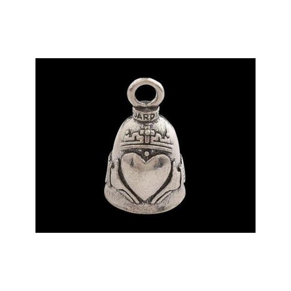●メーカー名：ガーディアンベル / Guardian Bell●商品名：Claddaghメーカー品番：・016271クローム合金ベル本体 縦：約40mm 直径：約25mmベル本体×1個 ポーチ×1個『バイカーベル』とも呼ばれ、アメリカのバイ...