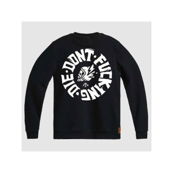 ●メーカー名：PANDO MOTO(パンドモト)●商品名：JOHN DON’T DIE（ブラック）●サイズ：XSメーカー品番：John-Don’t Die-2ブラック100％ECO 10オンス コットン■前面左胸にブランドロゴ、背面にデザイ...