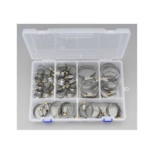 ●メーカー名：エスコ / ESCO●商品名：11-57mm 万能型クランプセット（ステンレス製）メーカー品番：EA463CAJANコード：4518340941069備考■材質…バンド：SUS301、スクリュー：スチール■六角（−）ねじ…5/...