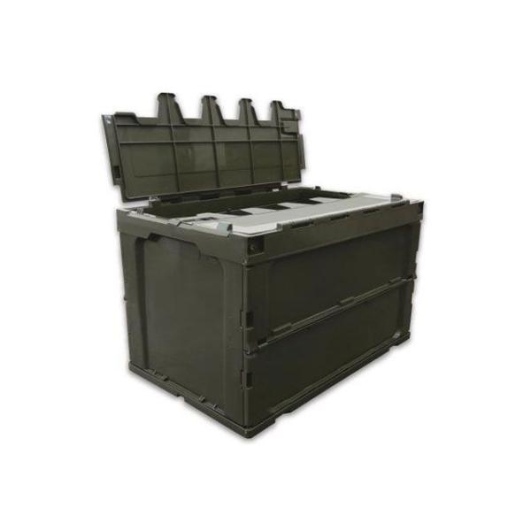 ●メーカー名：エスコ / ESCO●商品名：648x440x419mm/92.2L 折畳コンテナ（OD/蓋付）メーカー品番：EA506AA-9DJANコード：4518340208315備考■容量…92.2L■サイズ（外寸）…648×440×...