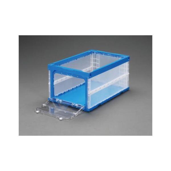 ●メーカー名：エスコ / ESCO●商品名：649x439x327mm/74.0L 折畳コンテナ（窓開・青）メーカー品番：EA506AA-38JANコード：4548745342017備考■容量…74L■サイズ…外寸：649×439×327（...