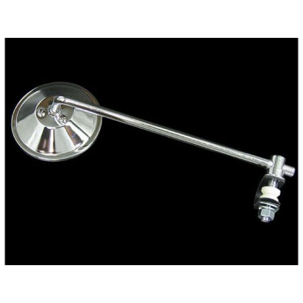 ●メーカー名：ネオファクトリー / Neofactory(ネオファク)●商品名：4in ロングステムラウンドミラー クランプ付き●カラー クロームメーカー品番：・000206ハーレー汎用 スチール＆ガラス【ミラー直径】4インチ（約100mm...