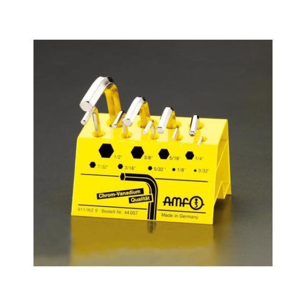●メーカー名：エスコ / ESCO●商品名：3/32”-1/2”/9本組 Hex キーレンチ（スタンド付）メーカー品番：EA573GC-90JANコード：4548745184082備考■9本組■サイズ…3/32”・1/8”・5/32”・3/...
