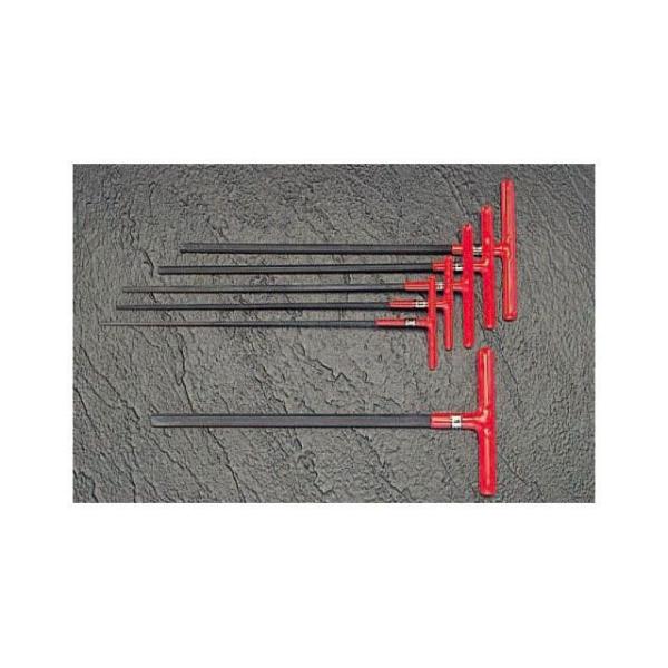 ●メーカー名：エスコ / ESCO●商品名：2.5-8mm/180mm/6本組 Hexagon T型レンチメーカー品番：EA573TCJANコード：4518340261914備考■6本組■サイズ…2.5・3・4・5・6・8mm■全長…180mm