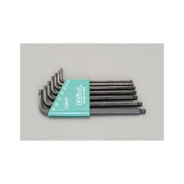 ●メーカー名：エスコ / ESCO●商品名：T10-T40/7本組 Ball Torx キーレンチメーカー品番：EA573TE-50JANコード：4548745031737備考■7本組■サイズ…T10・T15・T20・T25・T27・T30...
