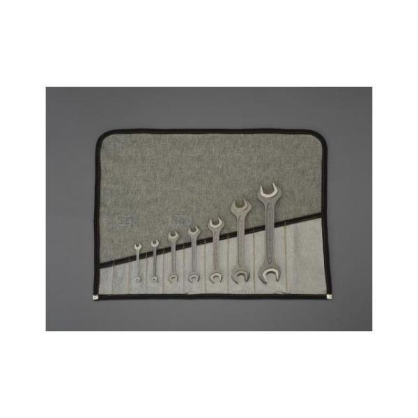 ●メーカー名：エスコ / ESCO●商品名：7本組/5.5-27mm 両口スパナ（強力型）メーカー品番：EA615NJANコード：4548745416466備考■材質…クロムモリブデン鋼■全長…96〜248mm■デニムツールロール付■サイズ...