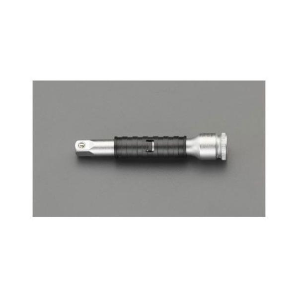 ●メーカー名：エスコ / ESCO●商品名：1/4”DRx 75mm エクステンションバー（早回し・ZYKLOP）メーカー品番：EA617AH-62JANコード：4548745834833備考■差込角…1/4”■クイックスピン…軸部が空転す...