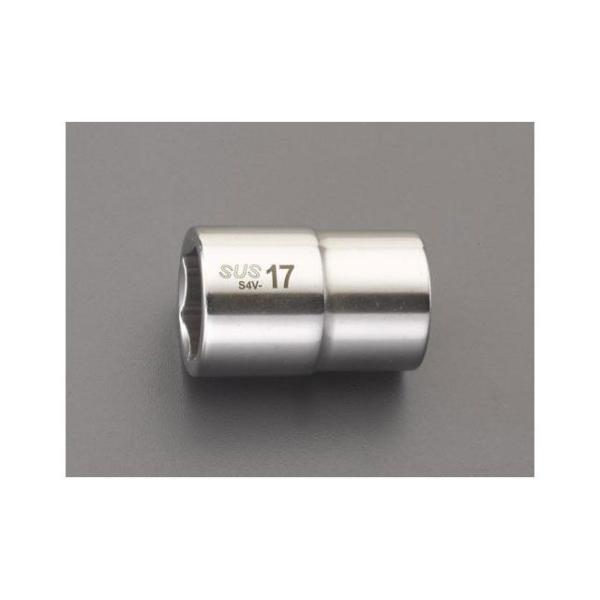 ●メーカー名：エスコ / ESCO●商品名：1/2”DR x21mm ソケット（ステンレス製）メーカー品番：EA618SC-21JANコード：4550061027318備考■差込角…1/2”■対辺…21mm■外径…27.4mm■全長…39mm