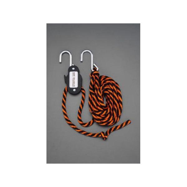 ●メーカー名：エスコ / ESCO●商品名：9.5mmx4.8m 荷締めロープメーカー品番：EA628VA-9AJANコード：4518340211292備考■ロープサイズ…φ9.5mm×4.8m■使用荷重…22kg■フック材質…スチール■フ...