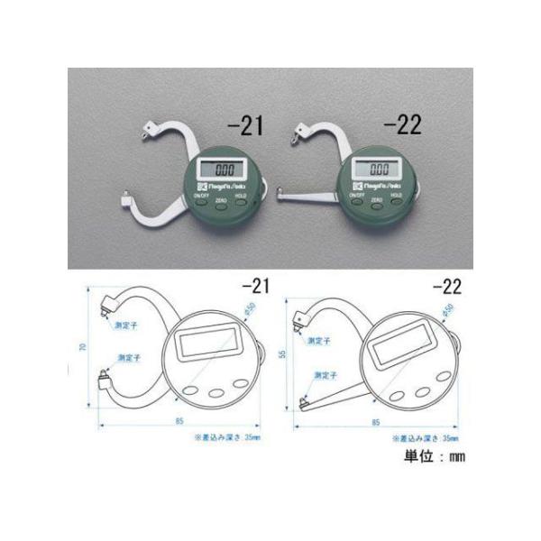 ●メーカー名：エスコ / ESCO●商品名：0- 25mm キャリパーゲージ（デジタル）メーカー品番：EA725AC-22JANコード：4548745582499備考■測定範囲…0〜25mm■最小目盛…0.02mm■精度…±0.04mm（0...