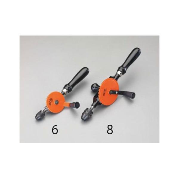 ●メーカー名：エスコ / ESCO●商品名：6.0mm ハンドドリルメーカー品番：EA801AZ-6JANコード：4548745769180備考■電気が要らないハンドドリル■小規模掘削用です。■チャック能力…φ6mm■全長…235mm■重量...