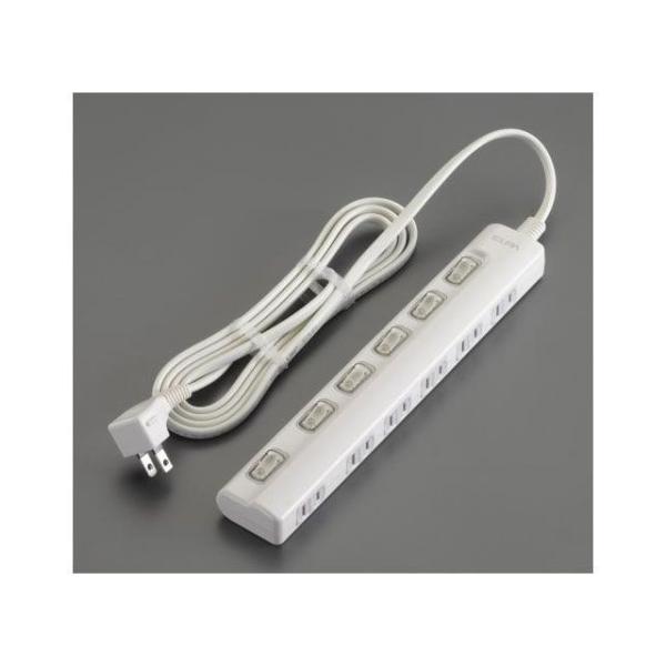 ●メーカー名：エスコ / ESCO●商品名：AC125V/15Ax 2m タップ（6口・個別スイッチ）メーカー品番：EA815GL-58AJANコード：4548745232615備考■仕様…屋内専用■定格…15A・125V（1，500Wまで...