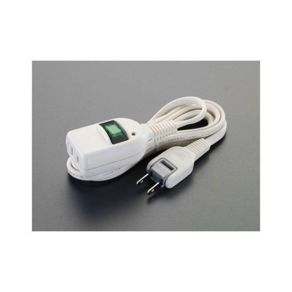 ●メーカー名：エスコ / ESCO●商品名：AC125V/15Ax 3m 延長コード（雷サージ・ブレーカー付）メーカー品番：EA815GL-103AJANコード：4548745513370備考■定格…15A・125V（1，500W）■コンセ...