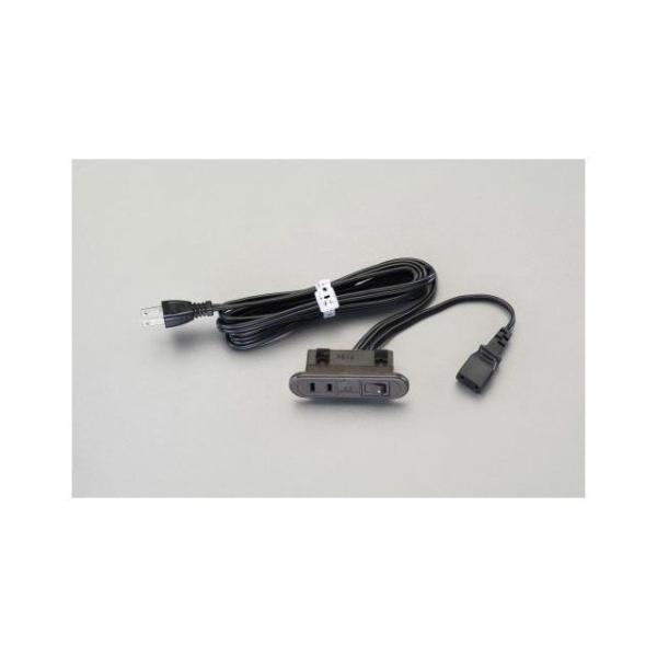 ●メーカー名：エスコ / ESCO●商品名：AC125V/15Ax2m コンセント（埋め込み・スイッチ付/茶）メーカー品番：EA815HS-1JANコード：4548745571424備考■定格…15A・125V（1500W）■コンセント…1...