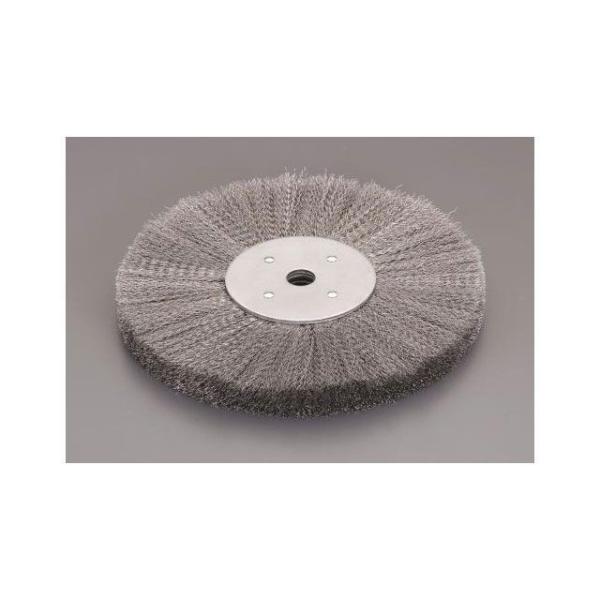 ●メーカー名：エスコ / ESCO●商品名：200mm/19.0mmワイヤーホイール（フランジロック式/スチール製）メーカー品番：EA818-262JANコード：4550061373705備考■外径…200mm■穴径…19mm■線径…0.3...