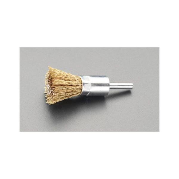 ●メーカー名：エスコ / ESCO●商品名：21mm/6.0mm軸 エンド型軸付ブラシ（スチール製）メーカー品番：EA819BV-8JANコード：4548745006100備考■軸径…6.0mm■線径…0.27mm■最大回転数…6000rp...