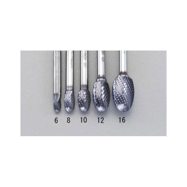 ●メーカー名：エスコ / ESCO●商品名：8x13mm/6mm軸 Coated 超硬バーメーカー品番：EA819VG-8JANコード：4548745388008備考■軸径…6mm■刃径×刃長×全長…8×13×58mm■材質…タングステンカ...