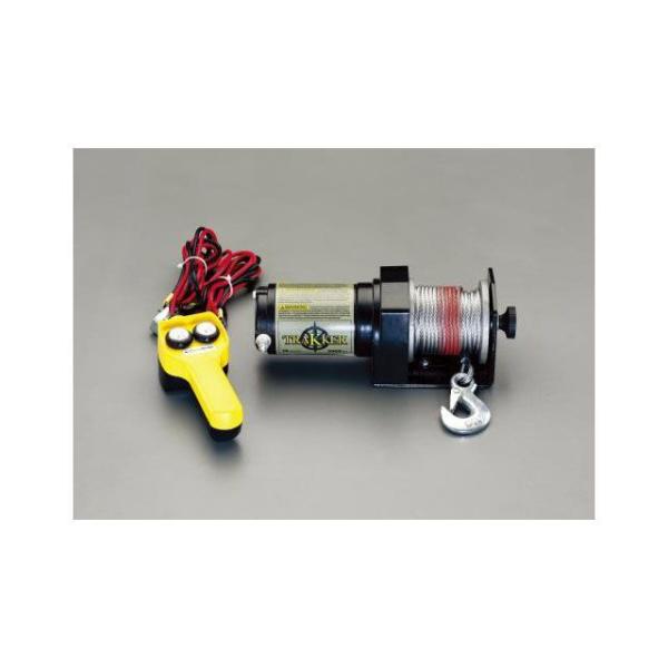 ●メーカー名：エスコ / ESCO●商品名：DC12V/900kg 電動ウィンチ（直流）メーカー品番：EA840DK-1JANコード：4548745412284備考■電源…DC12Vバッテリー専用■水平牽引能力…907kg■使用ワイヤー…φ...