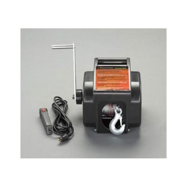 ●メーカー名：エスコ / ESCO●商品名：DC12V/907kg 電動ウィンチ（直流）メーカー品番：EA840DK-32JANコード：4550061230657備考■電源…DC12Vバッテリー専用■サイズ…241×190×254（H）mm...